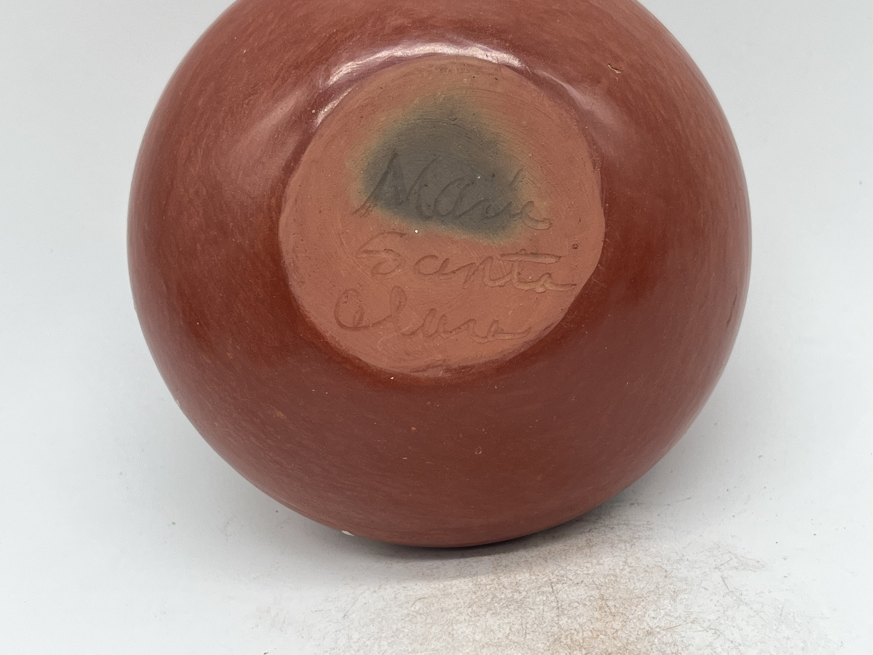 Native American Santa Clara Pottery Bowl Marie Askan - Etsy