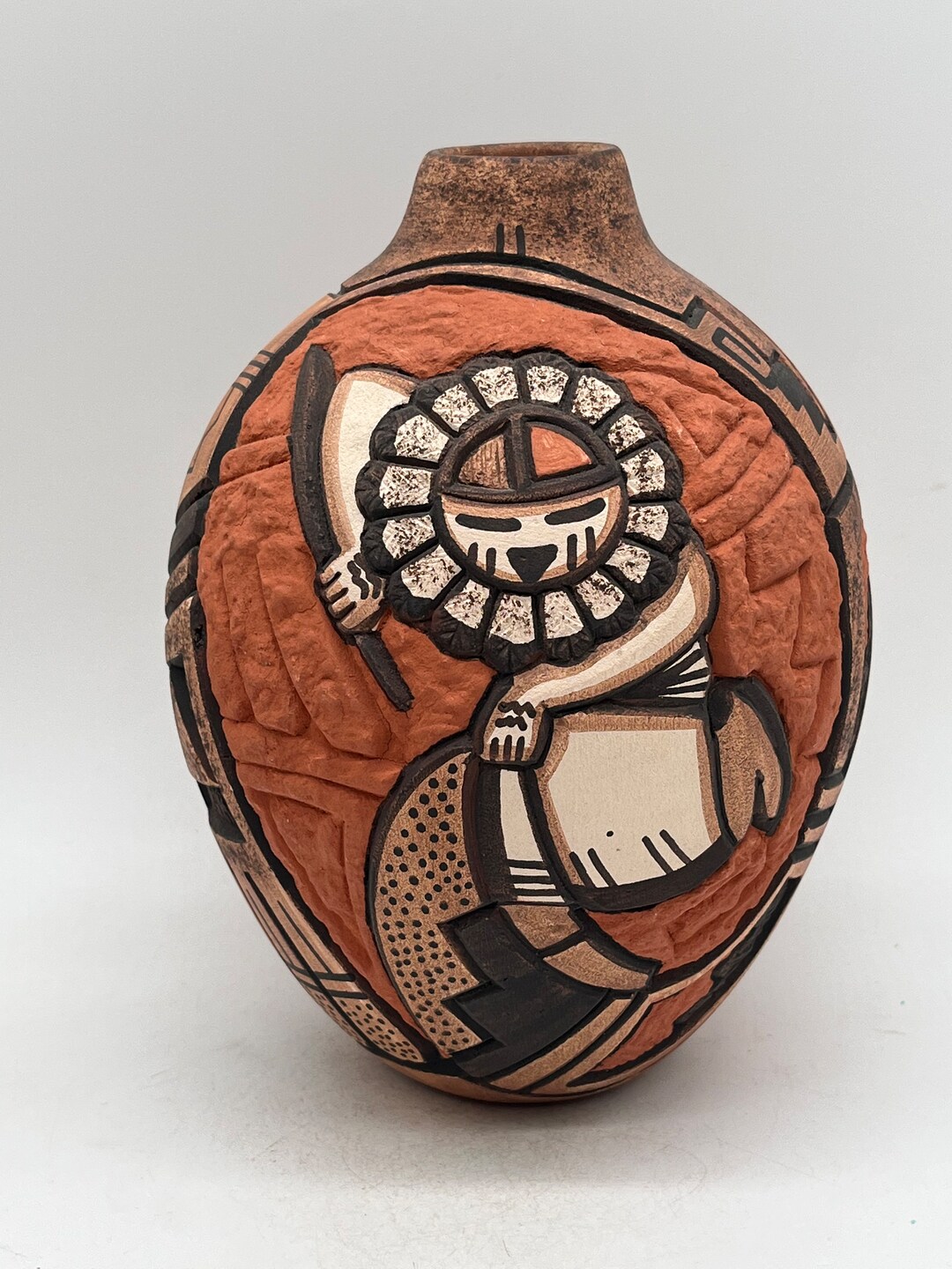 Native American Hopi Pottery Vase Carla Nampeyo - Etsy