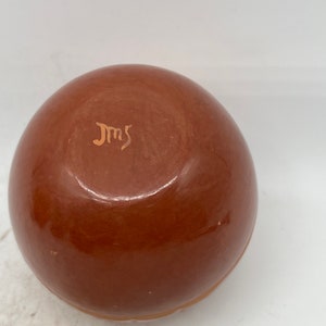 Native American Santa Clara Pottery Bowl Jerry M. Sisneros - Etsy