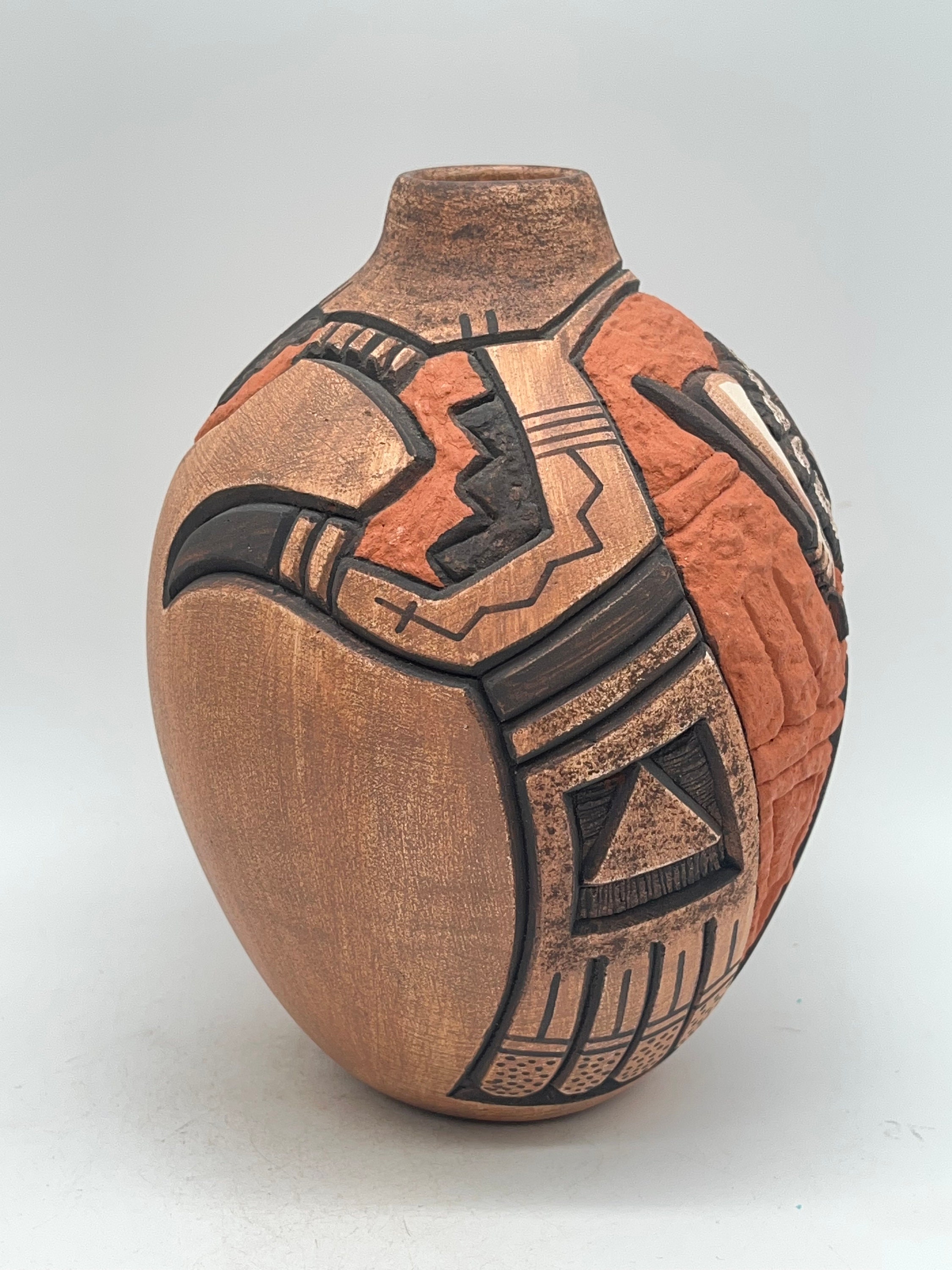 Native American Hopi Pottery Vase Carla Nampeyo - Etsy