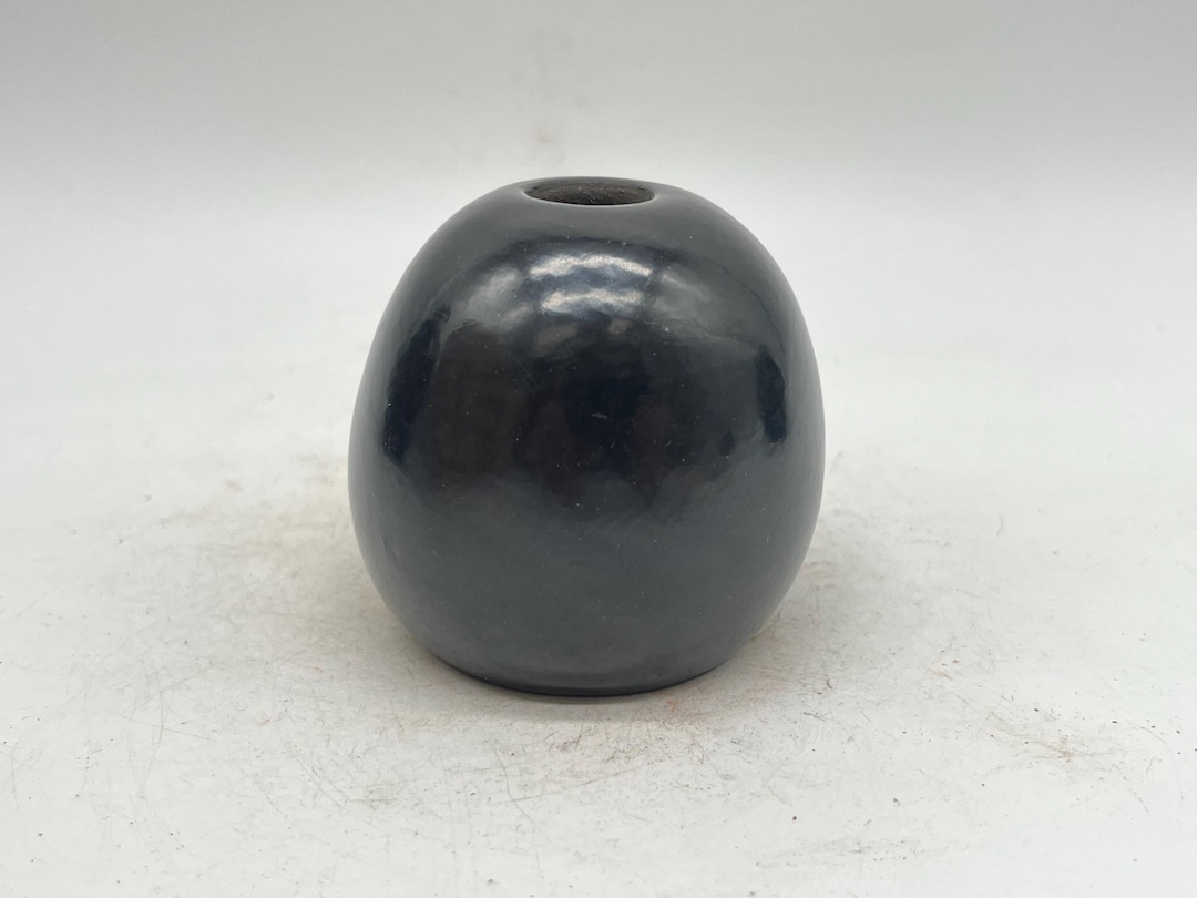 Native American Santa Clara Pottery Bowl Myra Sisneros - Etsy