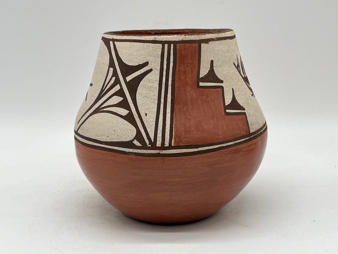 Vintage Native American Zia Pottery Bowl No Signature - Etsy