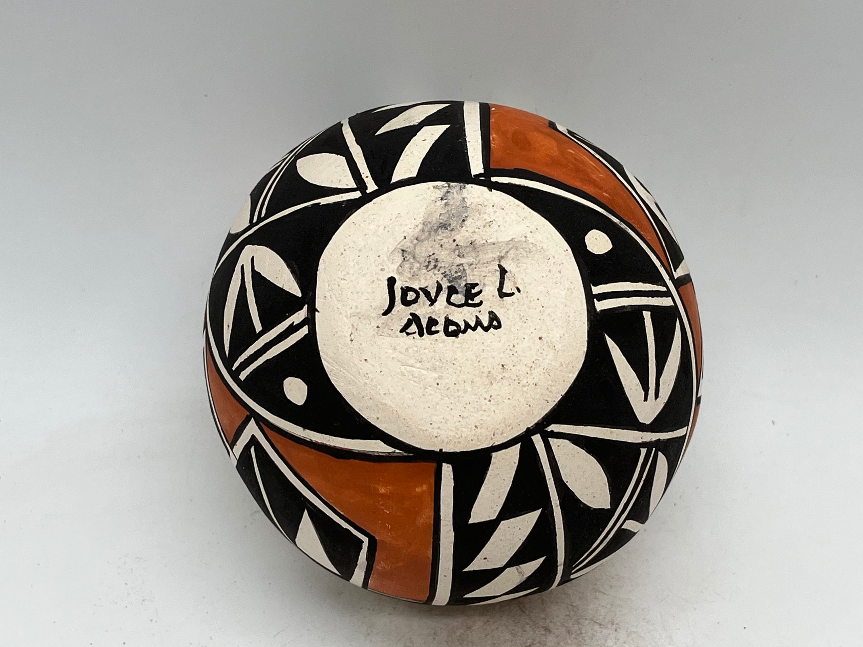 Native American Acoma Pottery Bowl Joyce Leno - Etsy