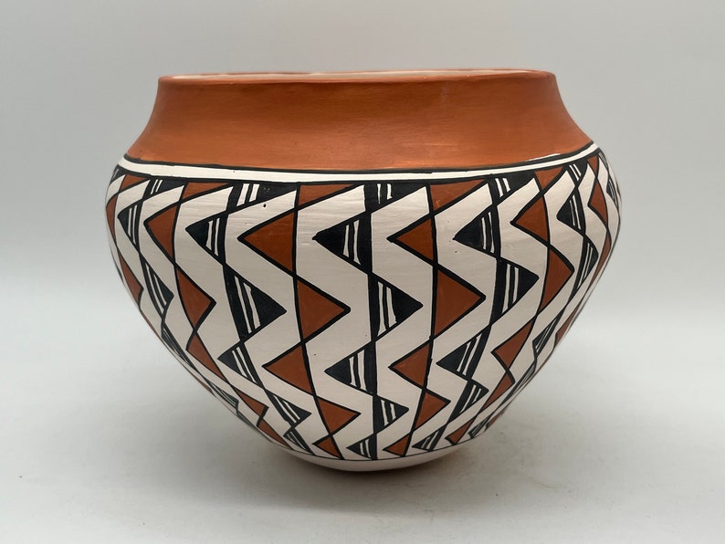 Native American Acoma Pottery Vase Beverly Davis Garcia - Etsy