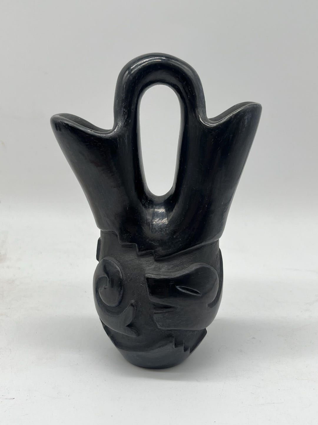 Native American Santa Clara Pottery Wedding Vase Victor and Naomi ...