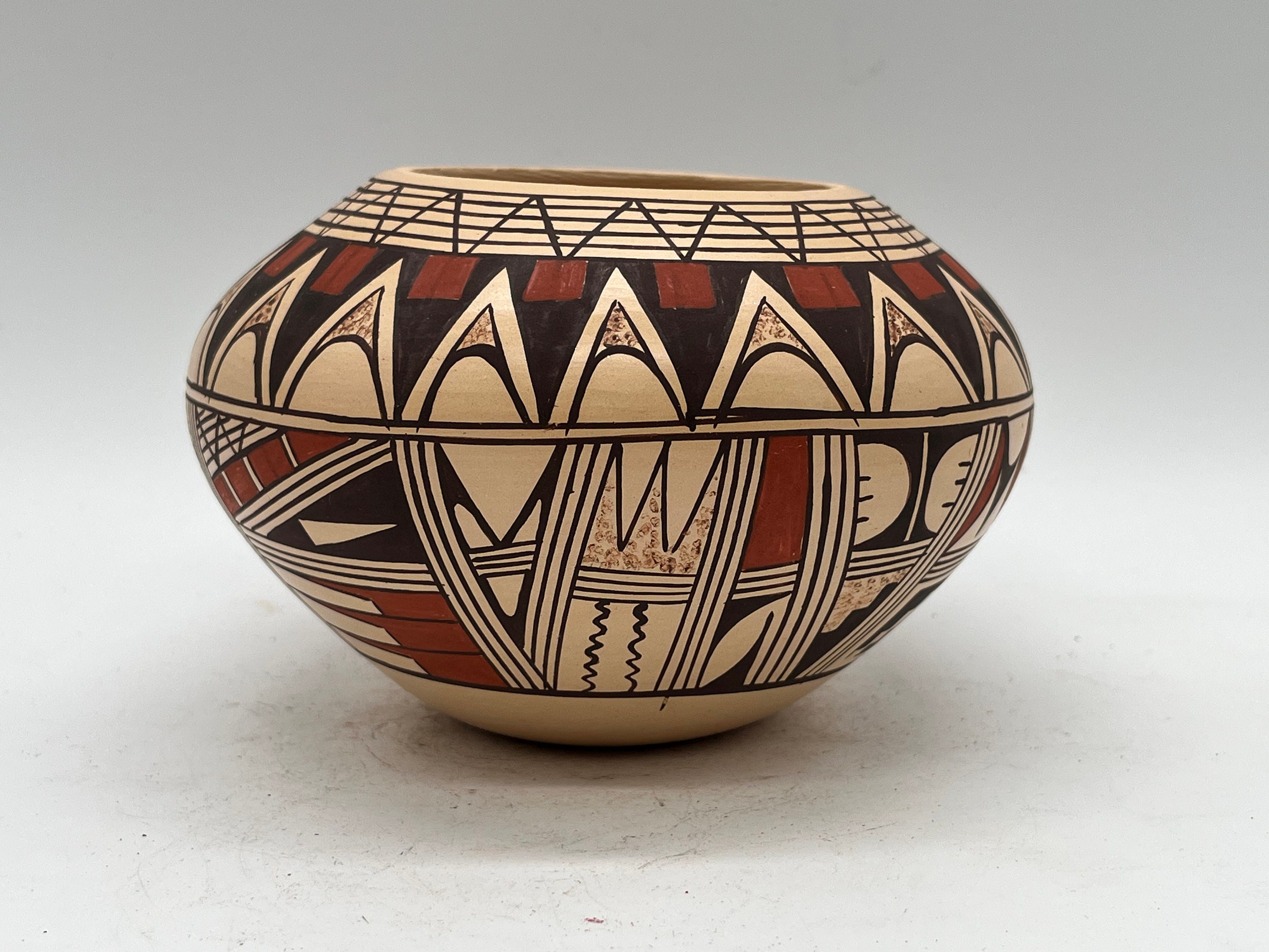 Native American Hopi Pottery Vase Roberta Youvalla Silas - Etsy