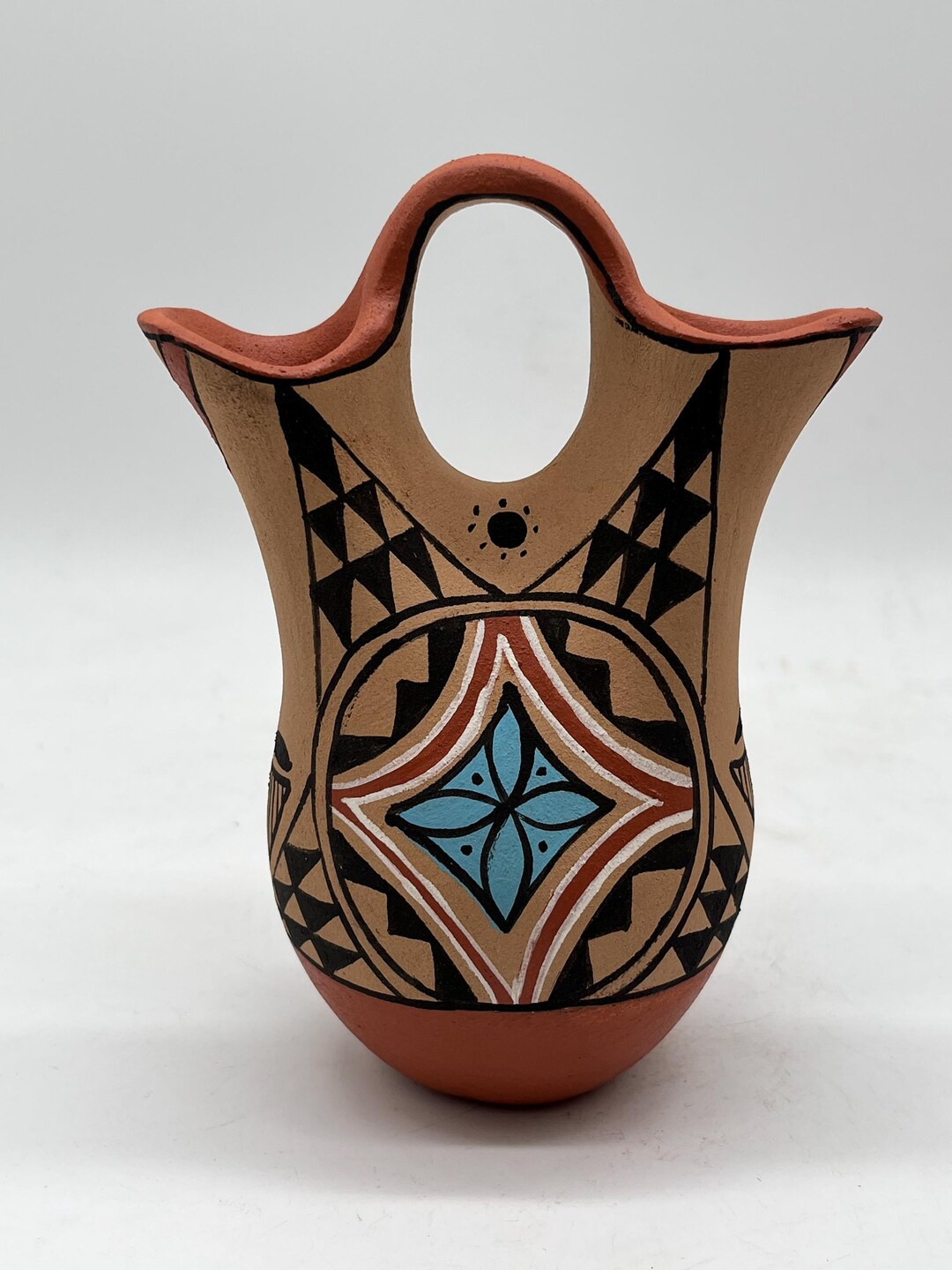 Native American Jemez Pottery Wedding Vase Martilla Madalena - Etsy