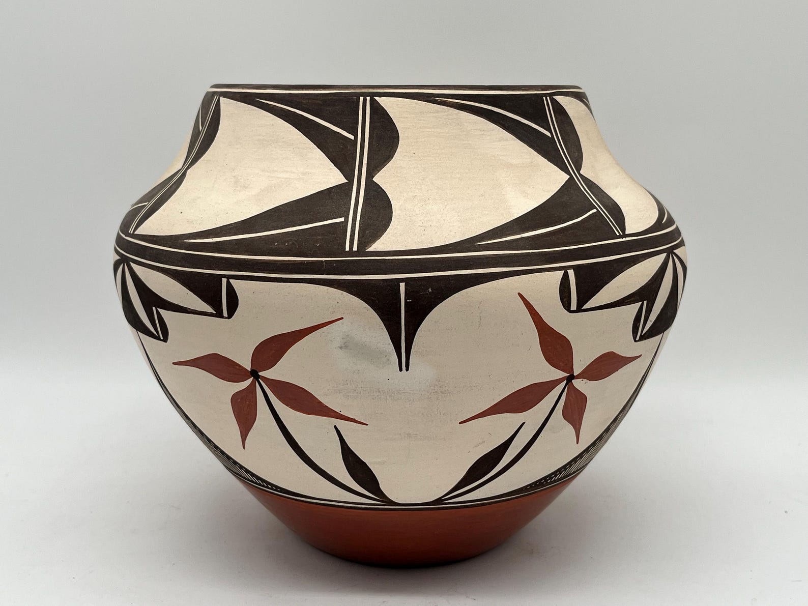Vintage Native American Zia Pottery Bowl No Signature - Etsy
