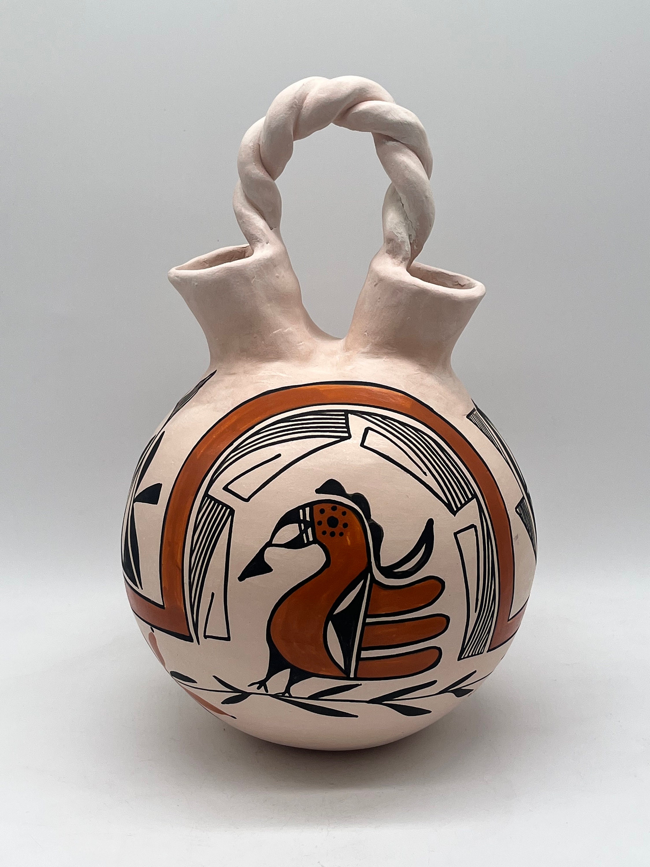 Native American Acoma Pottery Wedding Vase Beverly Davis - Etsy