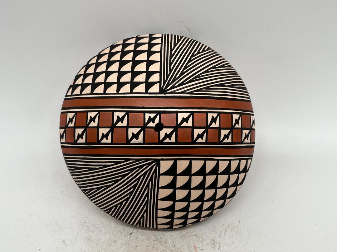 Native American Acoma Pottery Seed Bowl Georgia Patricio - Etsy