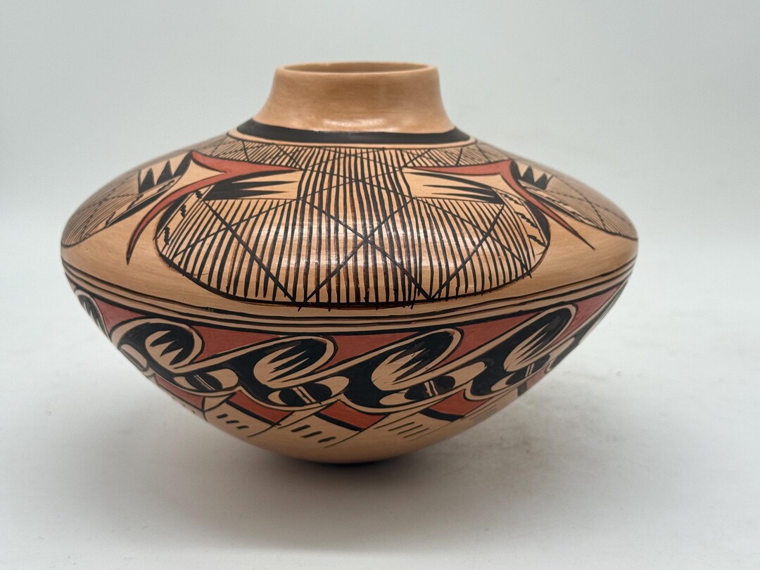 Native American Hopi Pottery Vase Chereen Nampeyo - Etsy