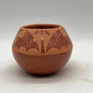 Native American Santa Clara Pottery Bowl Jerry M. Sisneros - Etsy