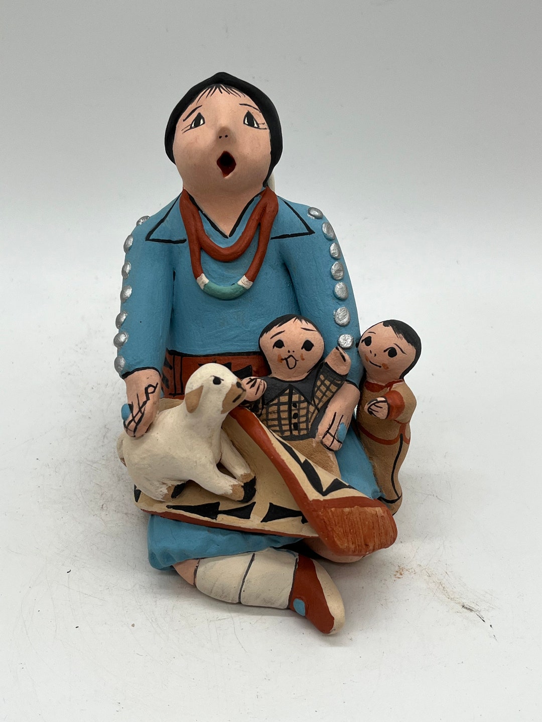 Native American Jemez Pottery Storyteller Mary Lucero - Etsy