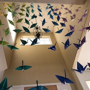 Custom Rainbow Origami Garland - Etsy