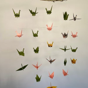 Custom Handmade Origami Mobile Wall Art - Etsy