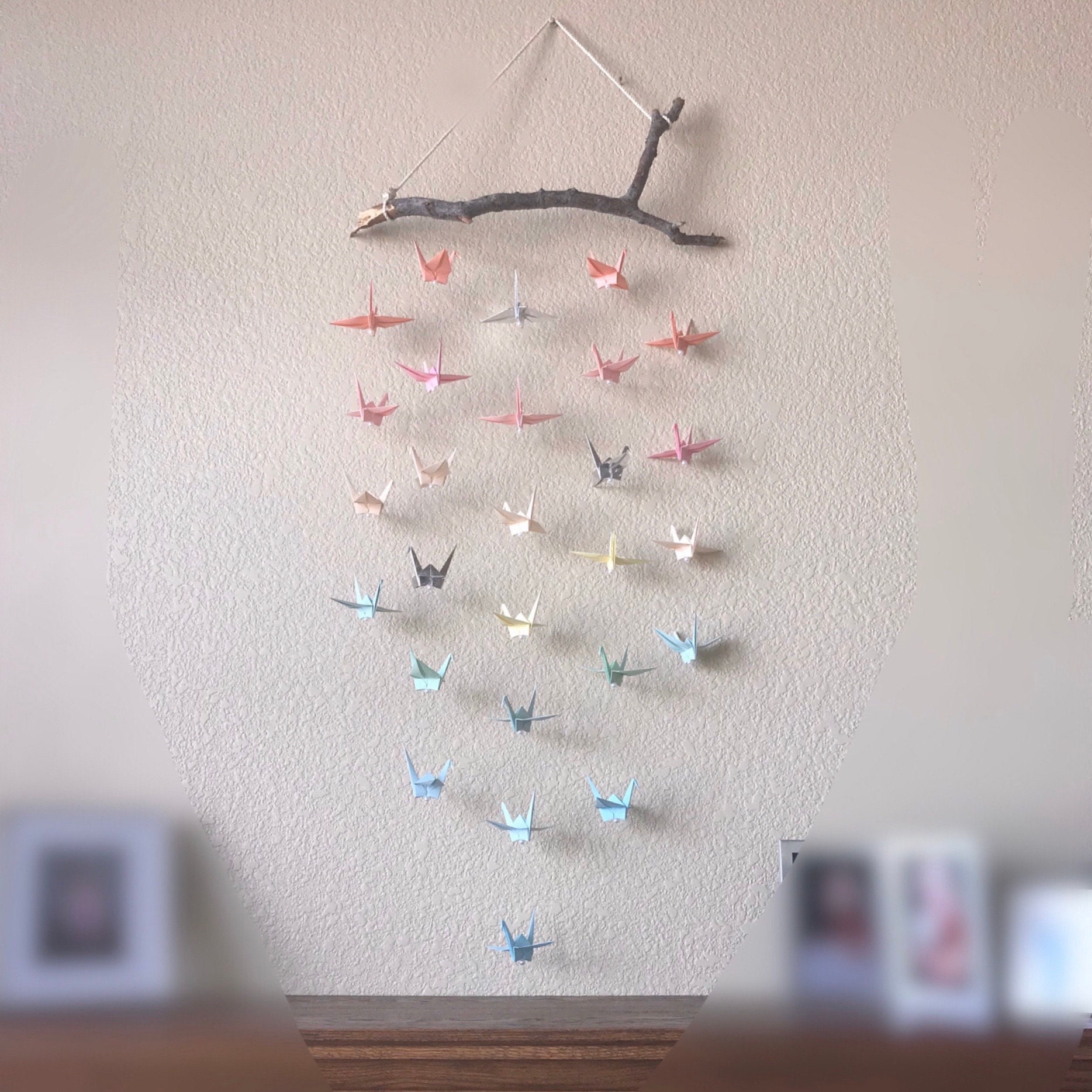 Custom Handmade Origami Mobile Wall Art - Etsy