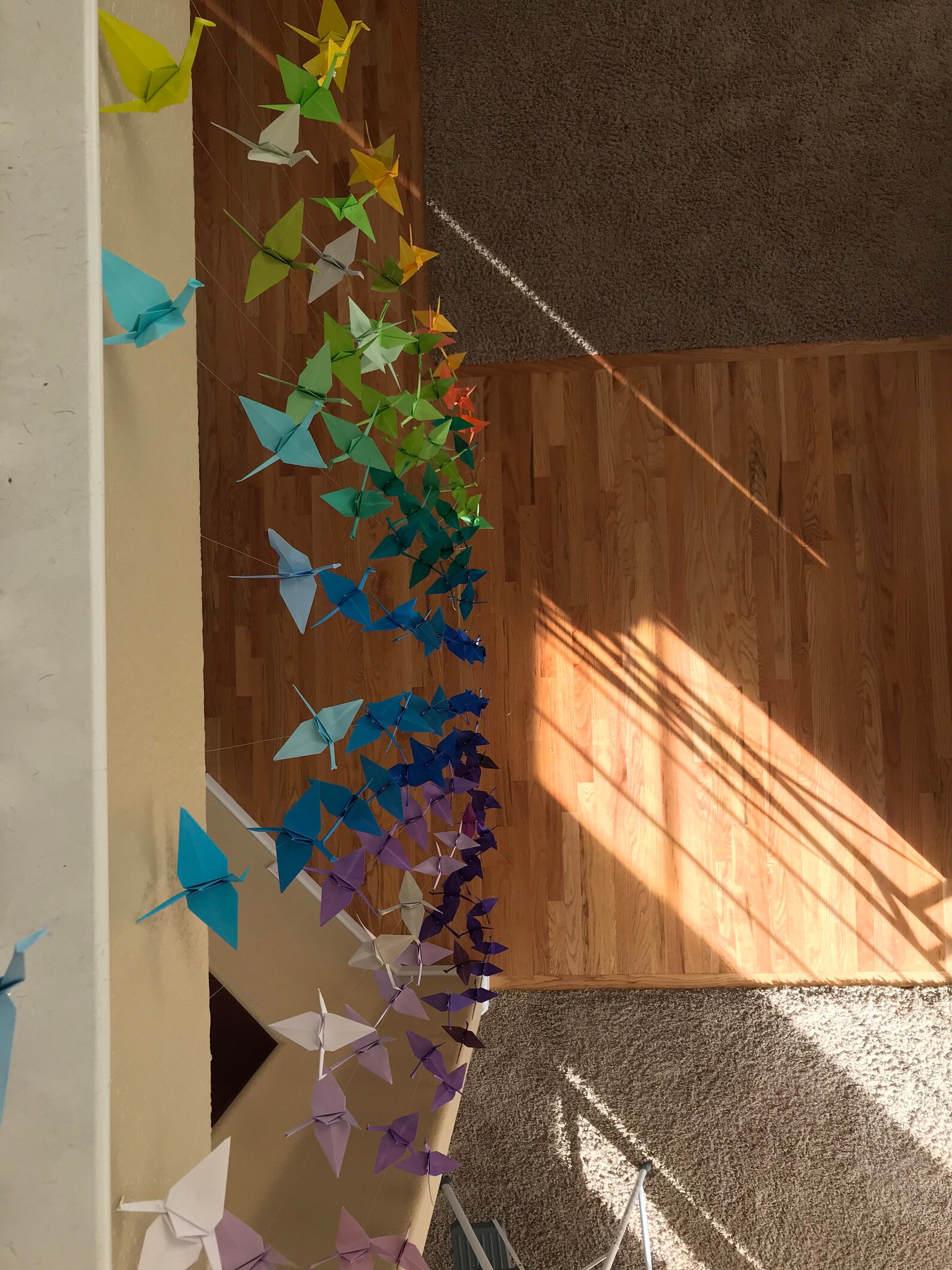 Custom Rainbow Origami Garland - Etsy