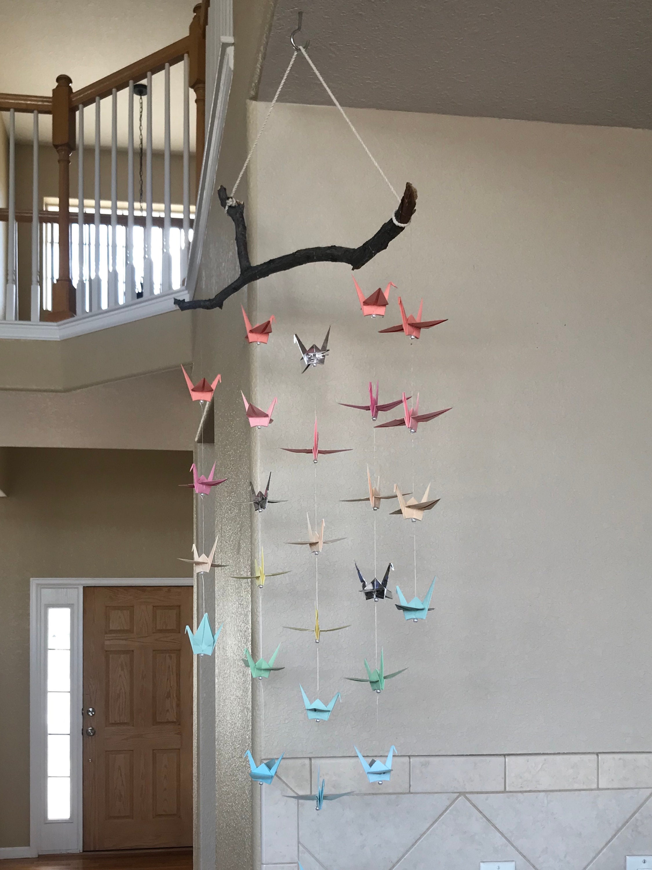 Custom Handmade Origami Mobile Wall Art - Etsy