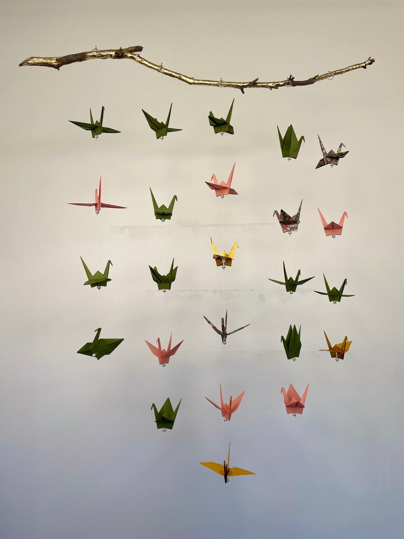 Custom Handmade Origami Mobile Wall Art - Etsy