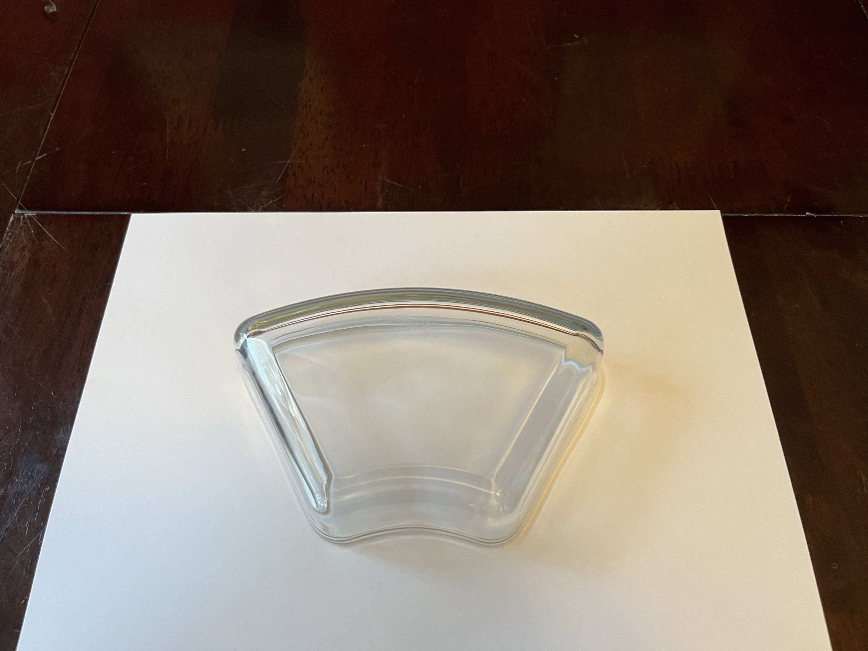 One Anchor Hocking Presence Lazy Susan Clear Glass Relish Wedge Insert ...