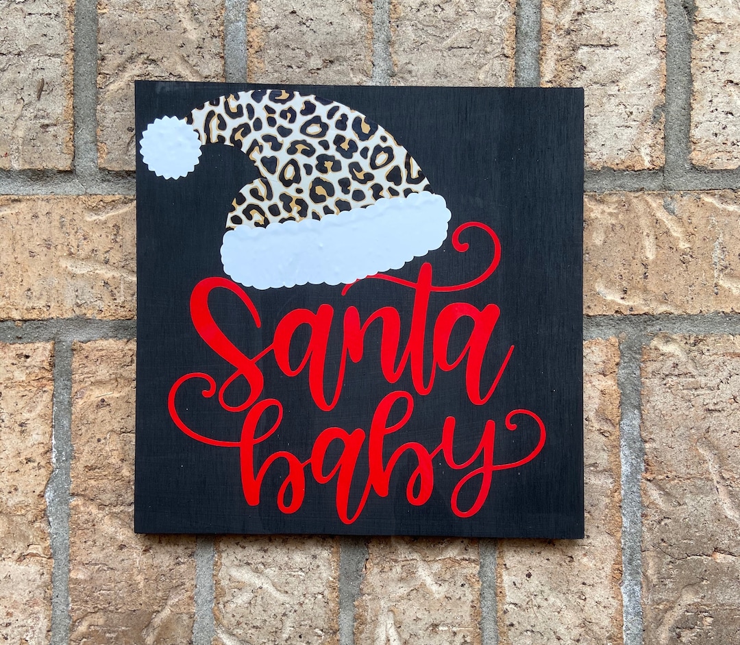 Santa Baby Sign - Etsy