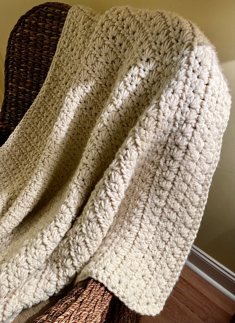 Chunky Star Blanket Crochet Pattern Easy & Quick - Etsy