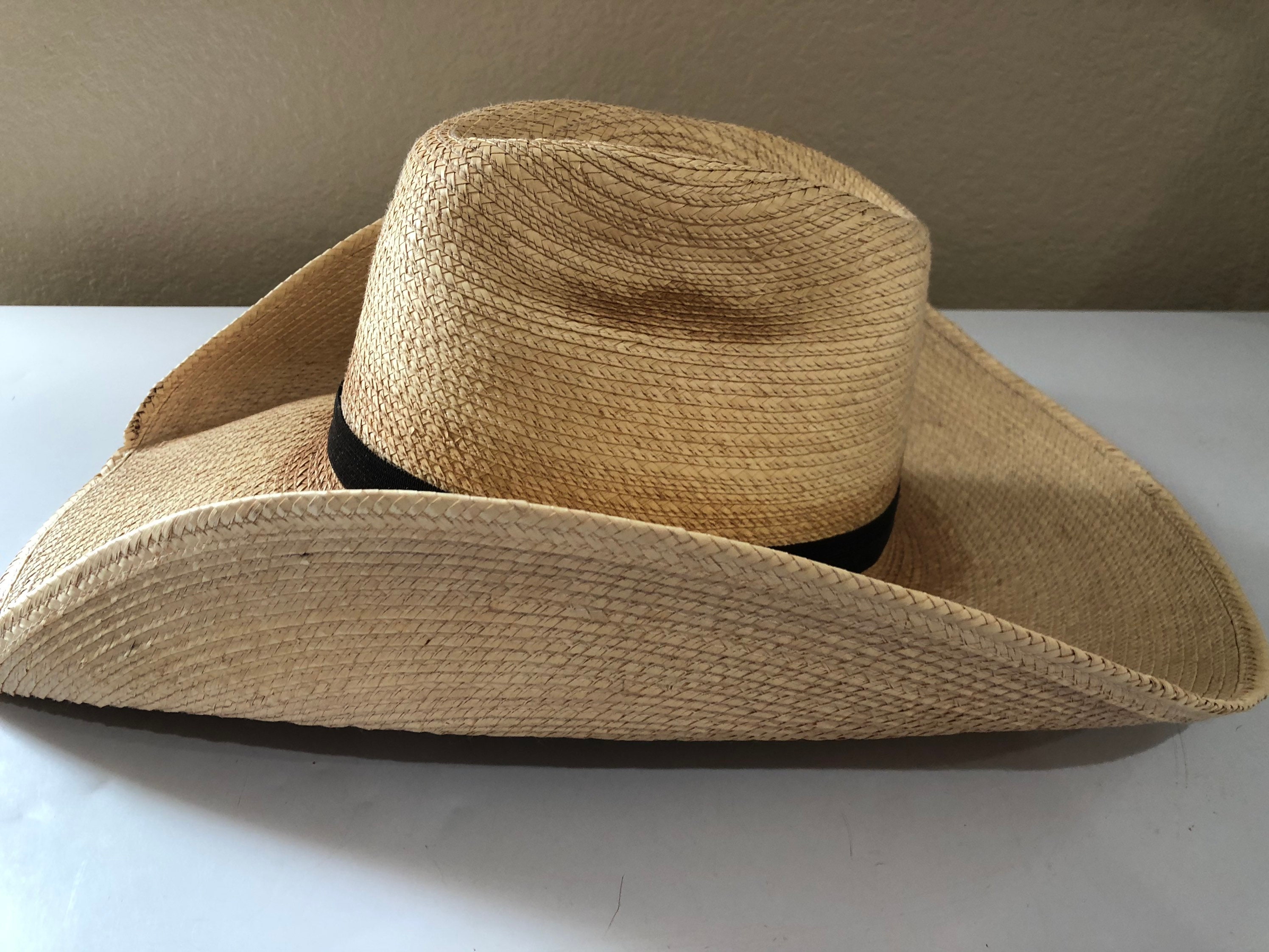 Authentic Palm Leaf Cowboy Hat - Etsy