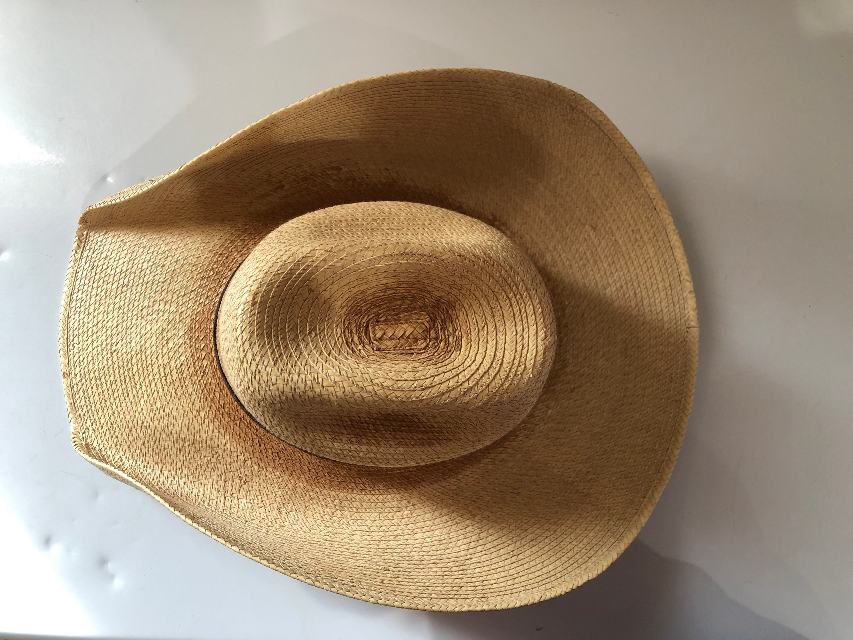 Authentic Palm Leaf Cowboy Hat - Etsy