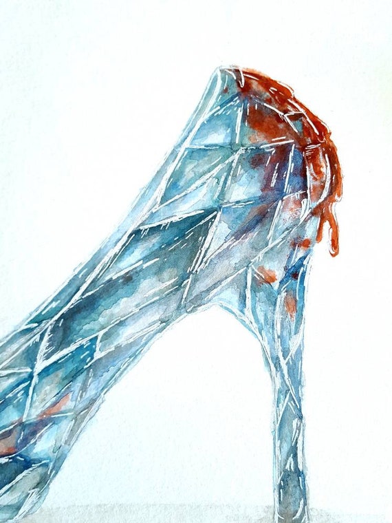 Cinderellas Glass Slipper Drawing
