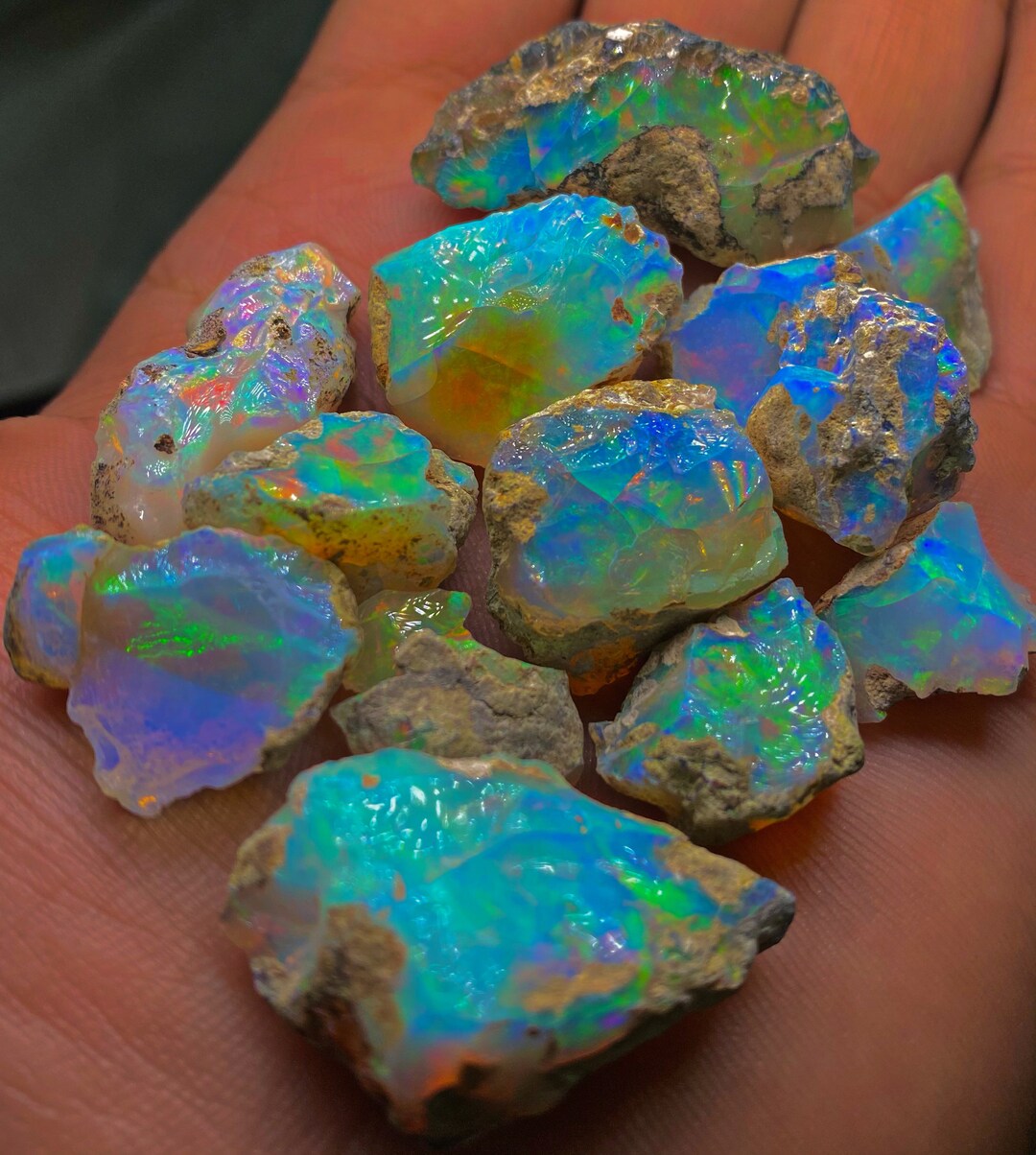 Ethiopian Opals Rough Untreated Bigger Size Opals Rough AAAA - Etsy