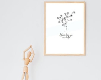 Boho Simplistic Digital Printable Artwork Downloadable Art - Etsy