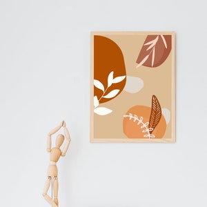 Boho Floral Art Print, Simplistic Design (digital Download) - Etsy