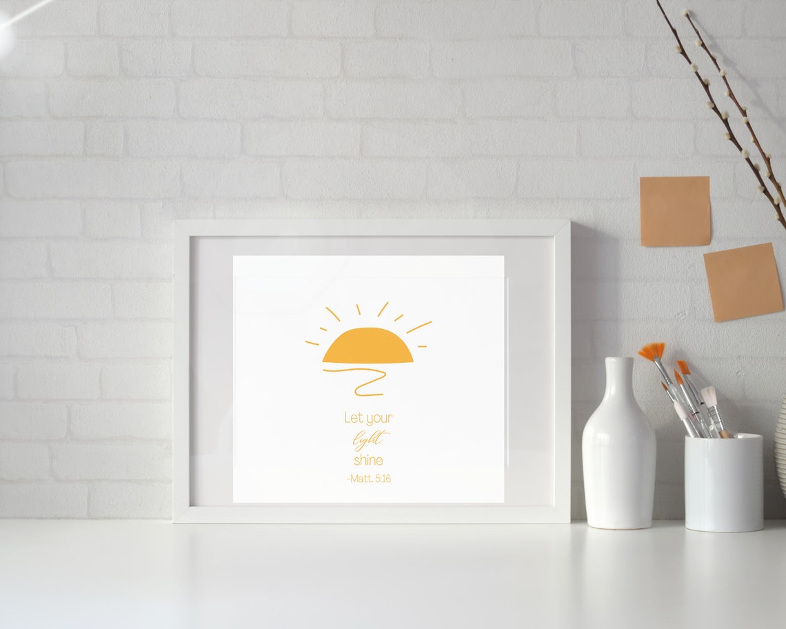 Simple Boho Christian Digital Printable Artwork, Downloadable Artwork ...