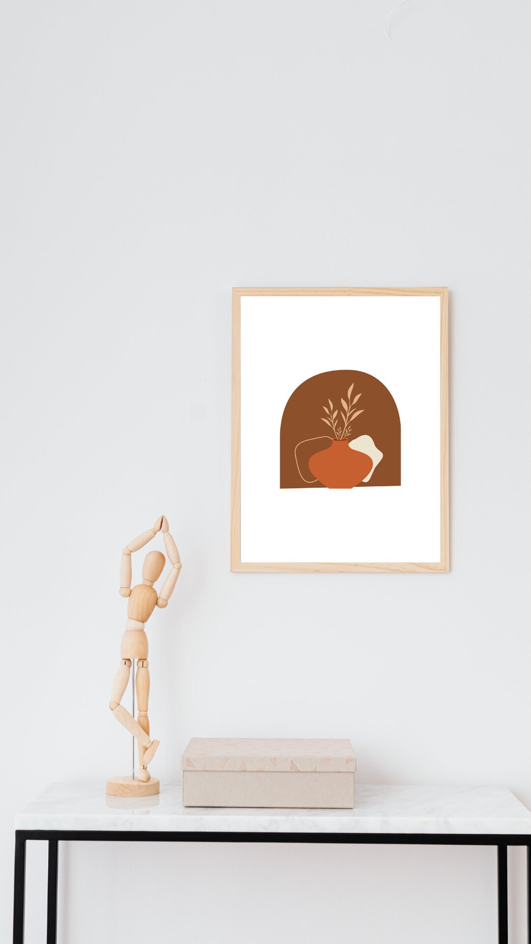 Boho Simplistic Digital Printable Artwork, Downloadable Art, PRINTABLE ...