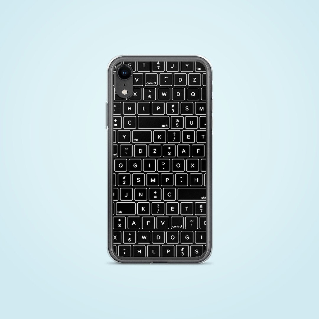 Computer Keyboard Phone Case Funny Phone Cover Geeks Nerds Gifts Clear ...
