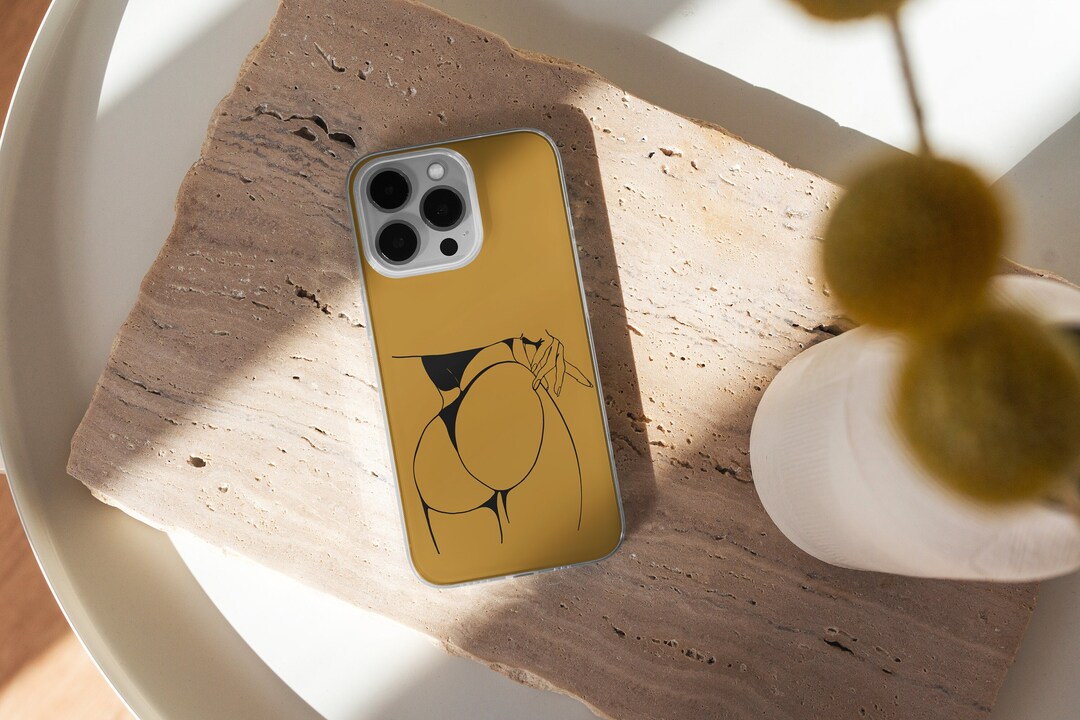 Sexy Booty Body Line Art - Women Feminist Design - Clear Phone Case for ...