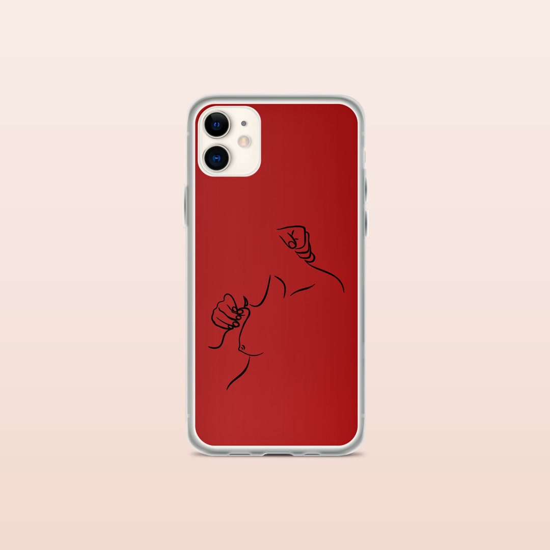 Blowjob Erotic Act Line Art Color Options Adult Sex Pleasure Clear Case For Iphone 15 14 Pro