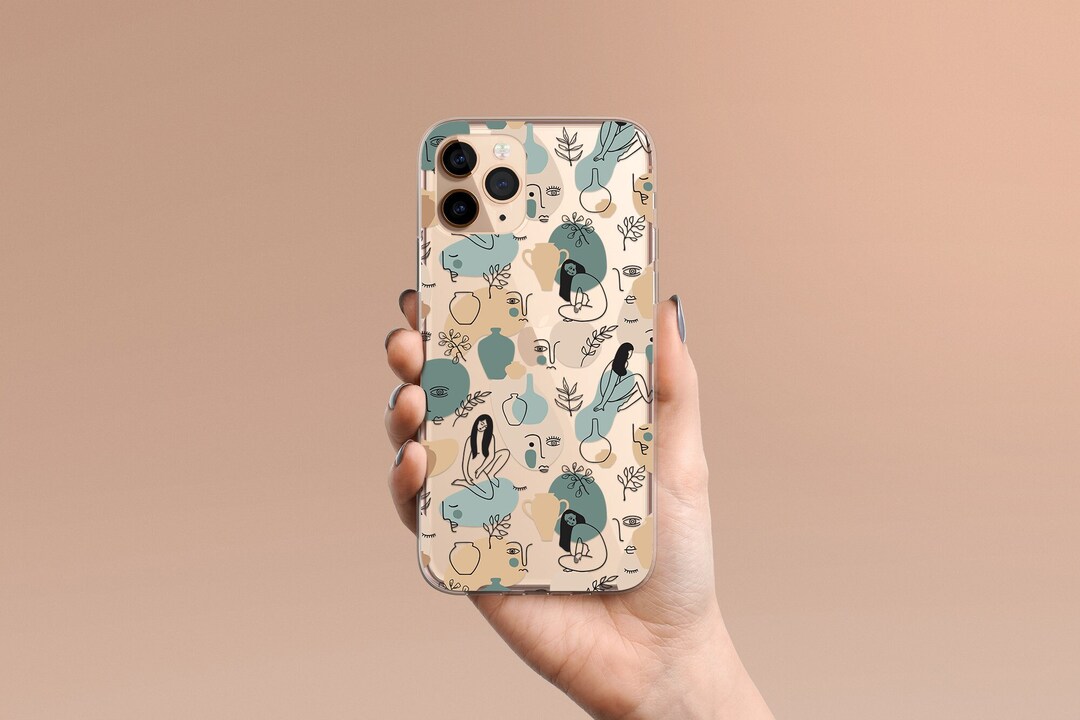 Boho Minimal Shapes - Abstract Art - Aesthetic Phone Case - Flexible ...