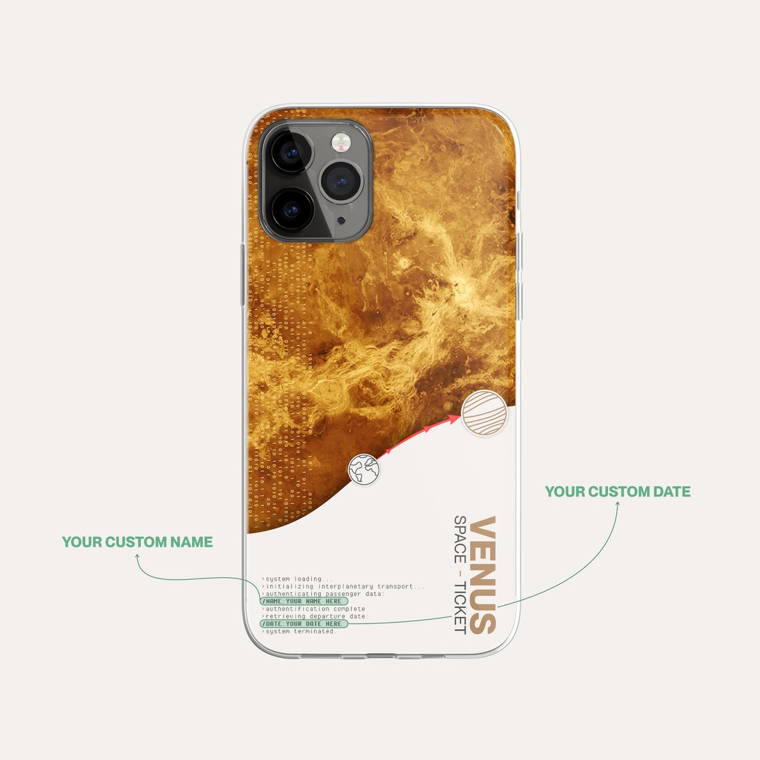 Venus Space Ticket - Custom Interplanetary Ticket - Aesthetic Clear ...