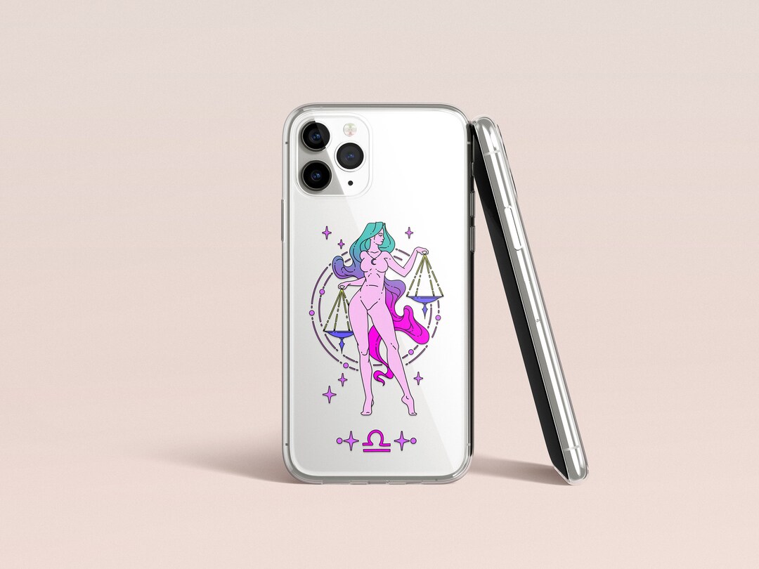 Libra Phone Case Aesthetic Zodiac iPhone Case Psychedelic Case Trippy ...