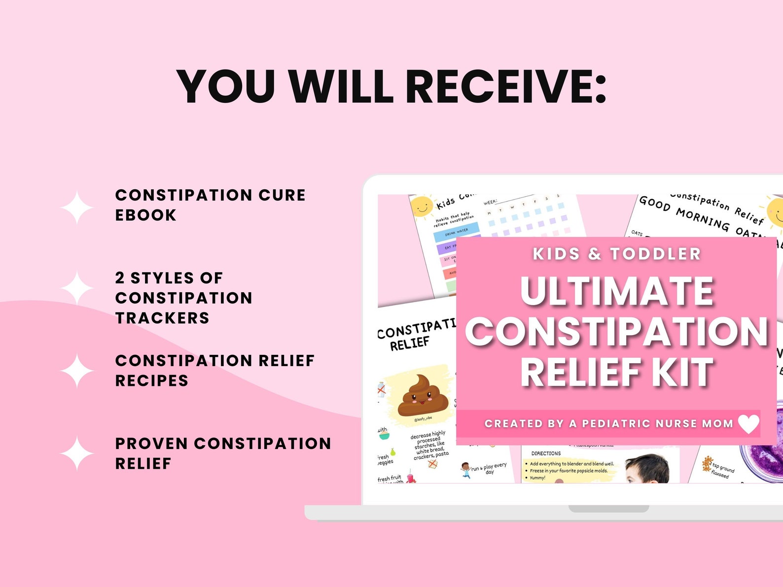 Constipation Ebook Pooping Tracker Toddler Preschool Poop Chart Potty ...