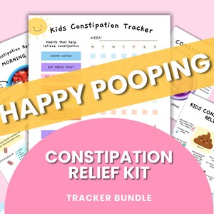 Constipation Pooping Relief Kit & Tracker Chart Toddler Preschool ...