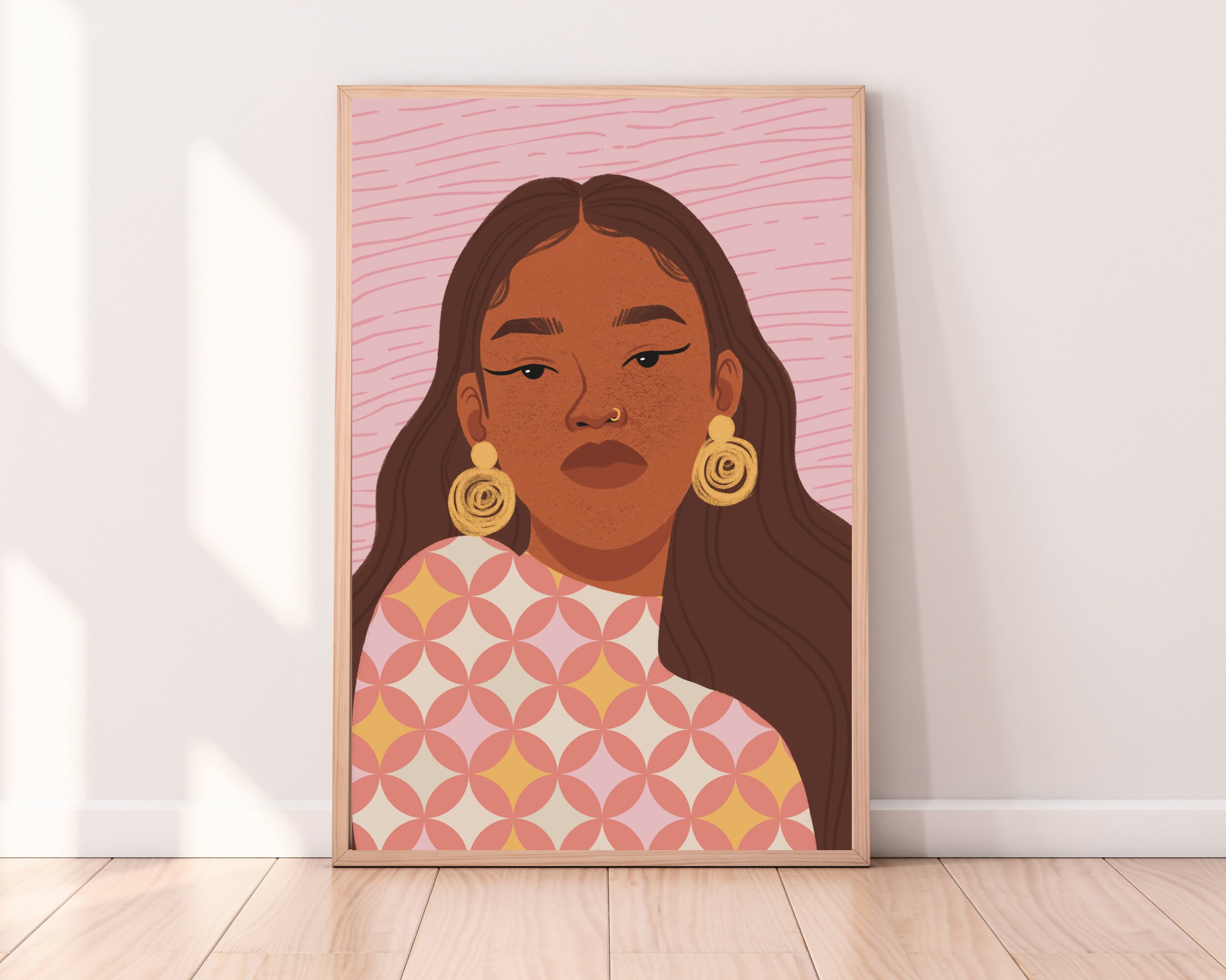 Custom Portraits - Custom Family Portraits - Flat Illustration - Couple ...