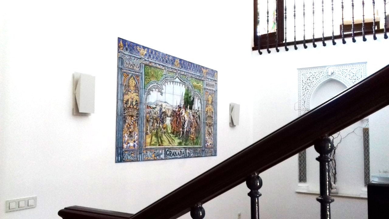 Tile Mural, Picture Granada. Boabdil. Alhambra, Hand Painted, Hand Made ...