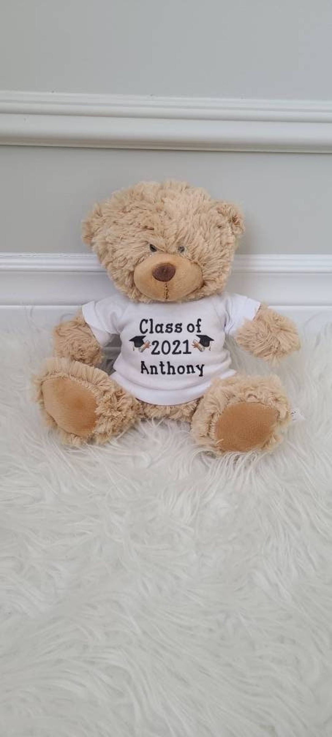 Graduation Teddy Bear, Personalized Teddy Bear, Custom Teddy Bear ...