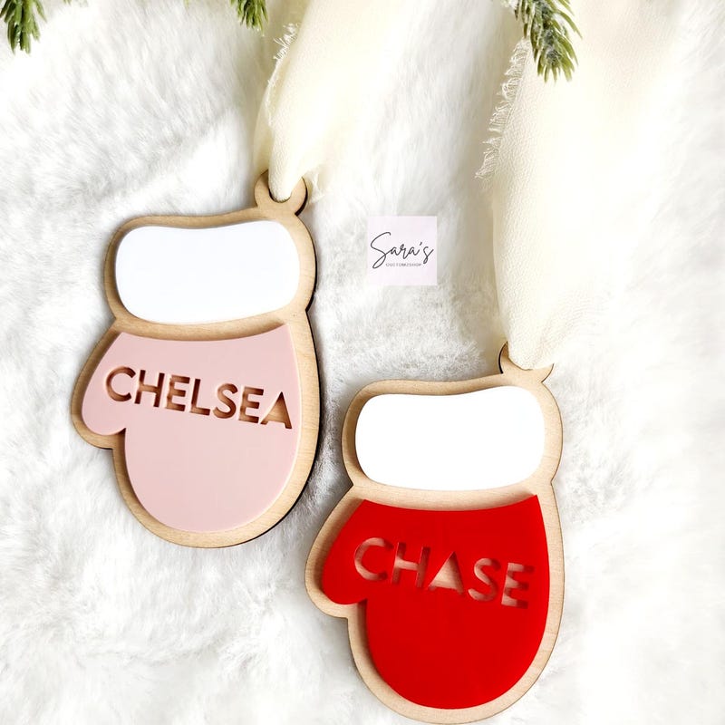 Mitten Ornament - Etsy