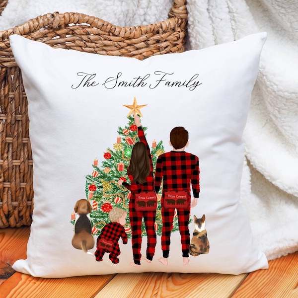 Personalized Christmas Pillows - Etsy