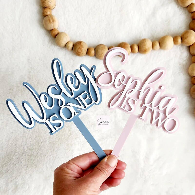 Acrylic Cake Topper - Etsy