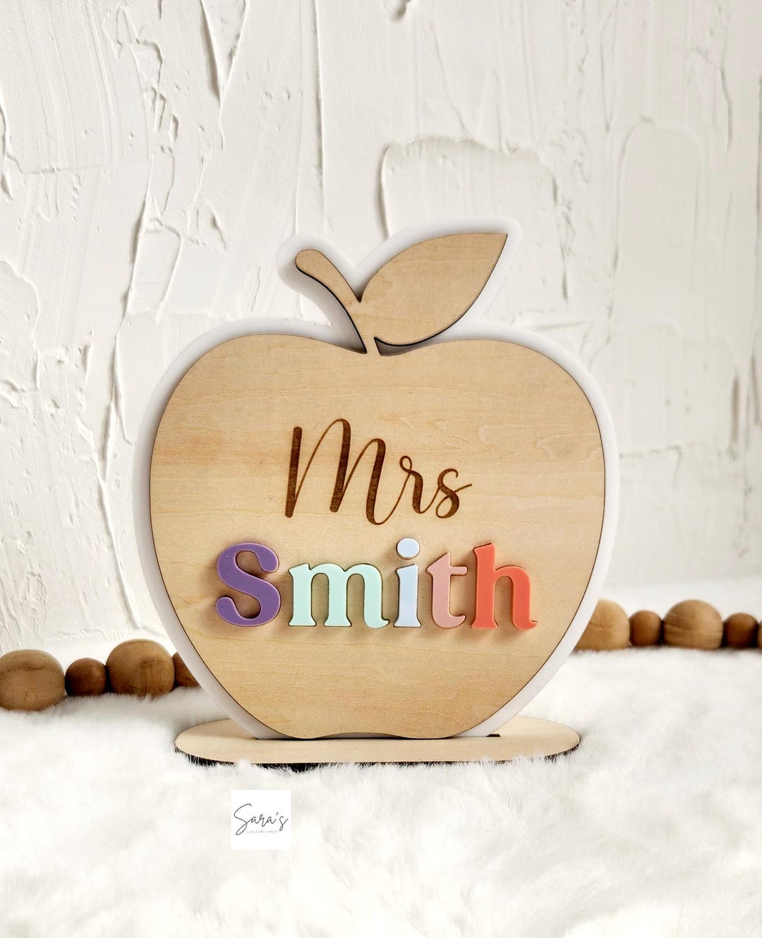 Custom Made and Personalized Teacher Name Sign, Teacher Desk Name Plate ...
