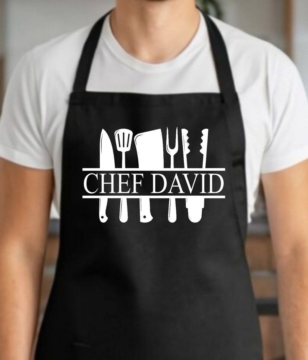 Apron for Men Cooking, Apron for Men Funny, Custom for Dad, Father's ...